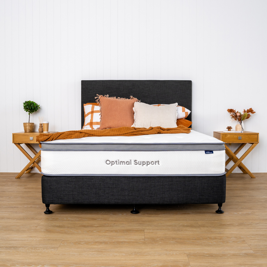 The Optimal Support Mattress, Medium-Plush Hybrid Mattress in a Box ...