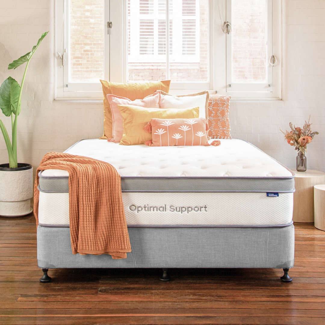 The Optimal Support Mattress, Medium-Plush Hybrid Mattress in a Box ...