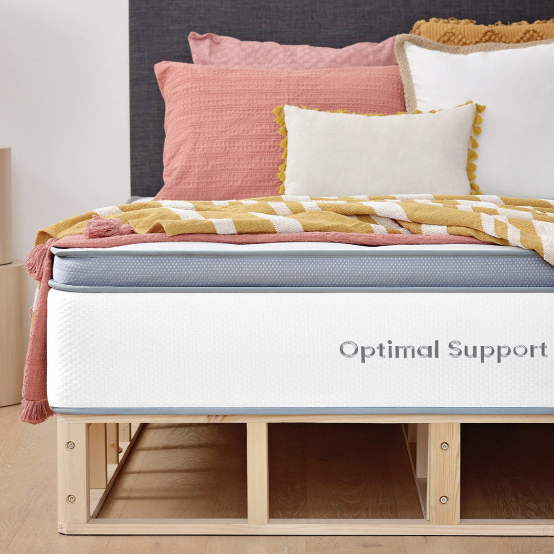 The Optimal Support Mattress, Medium-Plush Hybrid Mattress in a Box ...